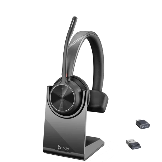 Poly Voyager 4310 UC Wireless Headset with Charging Stand